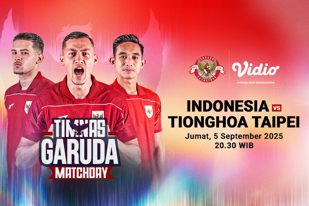 Live Streaming Timnas Indonesia vs Chinese Taipei – FIFA Matchday Eksklusif di Vidio