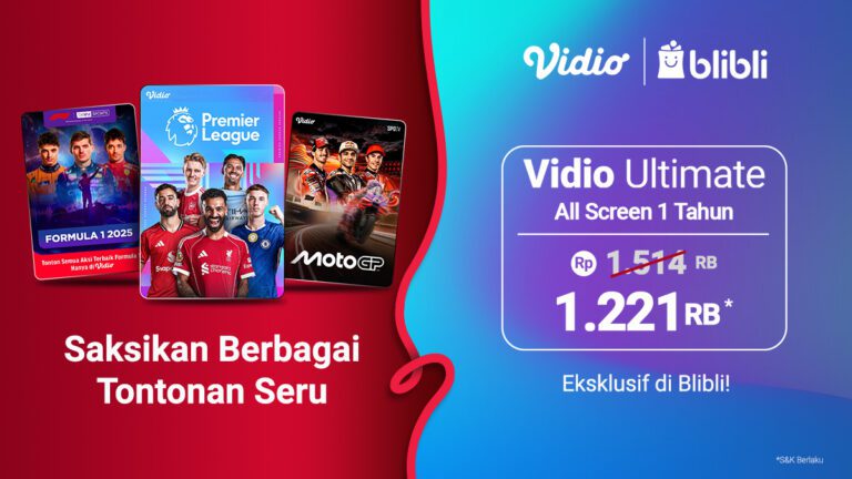 Promo Langganan & Voucher Nonton Vidio
