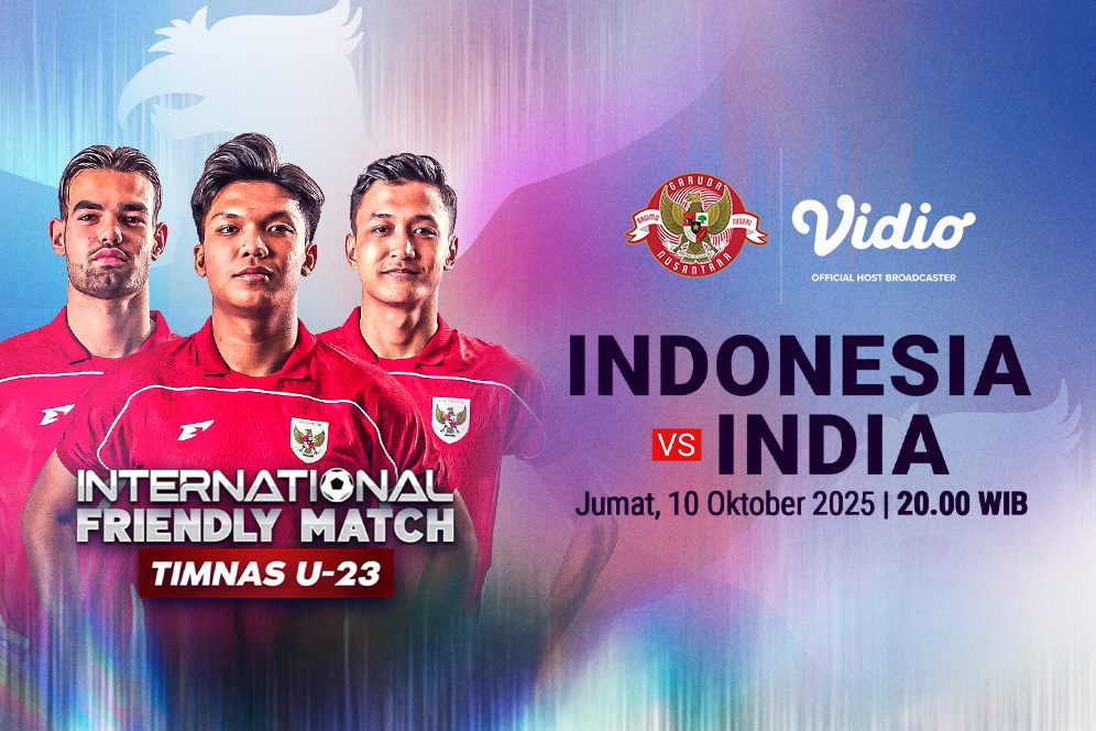 Live Streaming Timnas Indonesia U-23 vs India: Tayang di Vidio