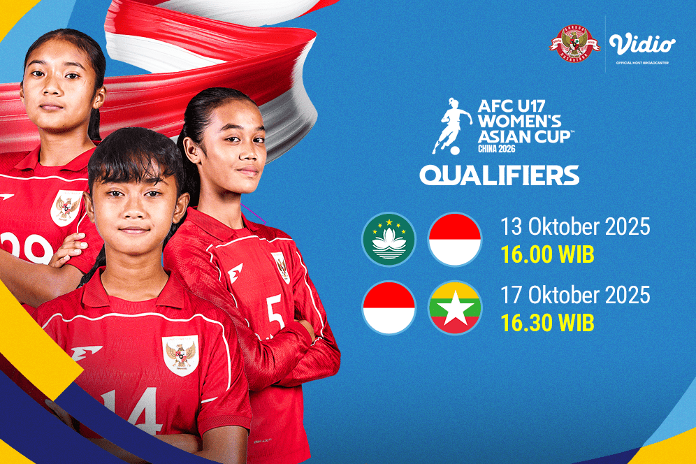 Jadwal Timnas Putri Indonesia U-17 di AFC U-17 Women’s Asian Cup 2026 Qualifiers
