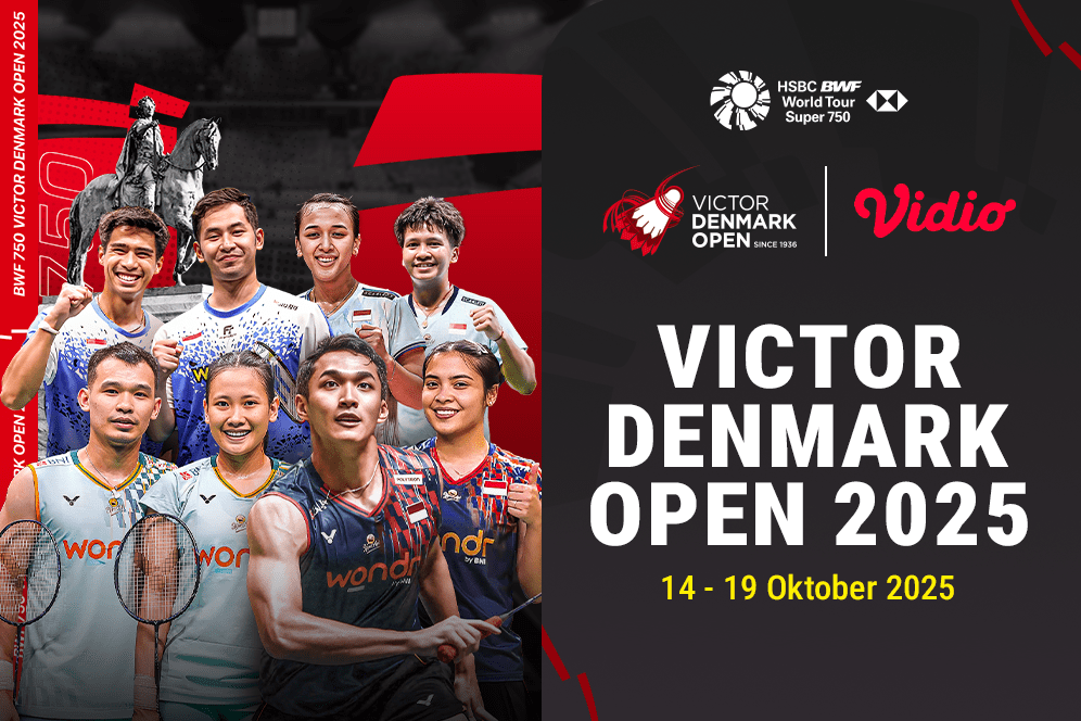 Live Streaming Badminton Denmark Open 2025: Eksklusif di Vidio