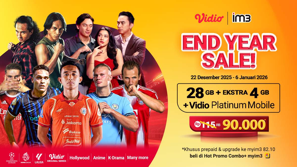 Promo Langganan & Voucher Nonton Vidio
