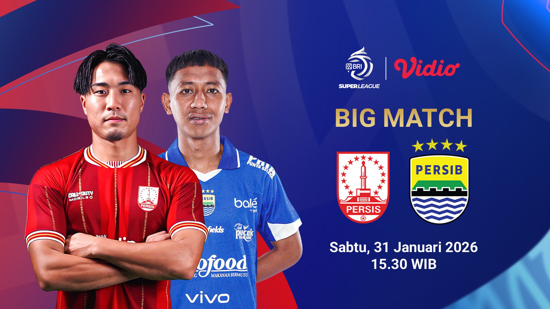 Tempat Menonton Persis Solo vs Persib Bandung di Vidio