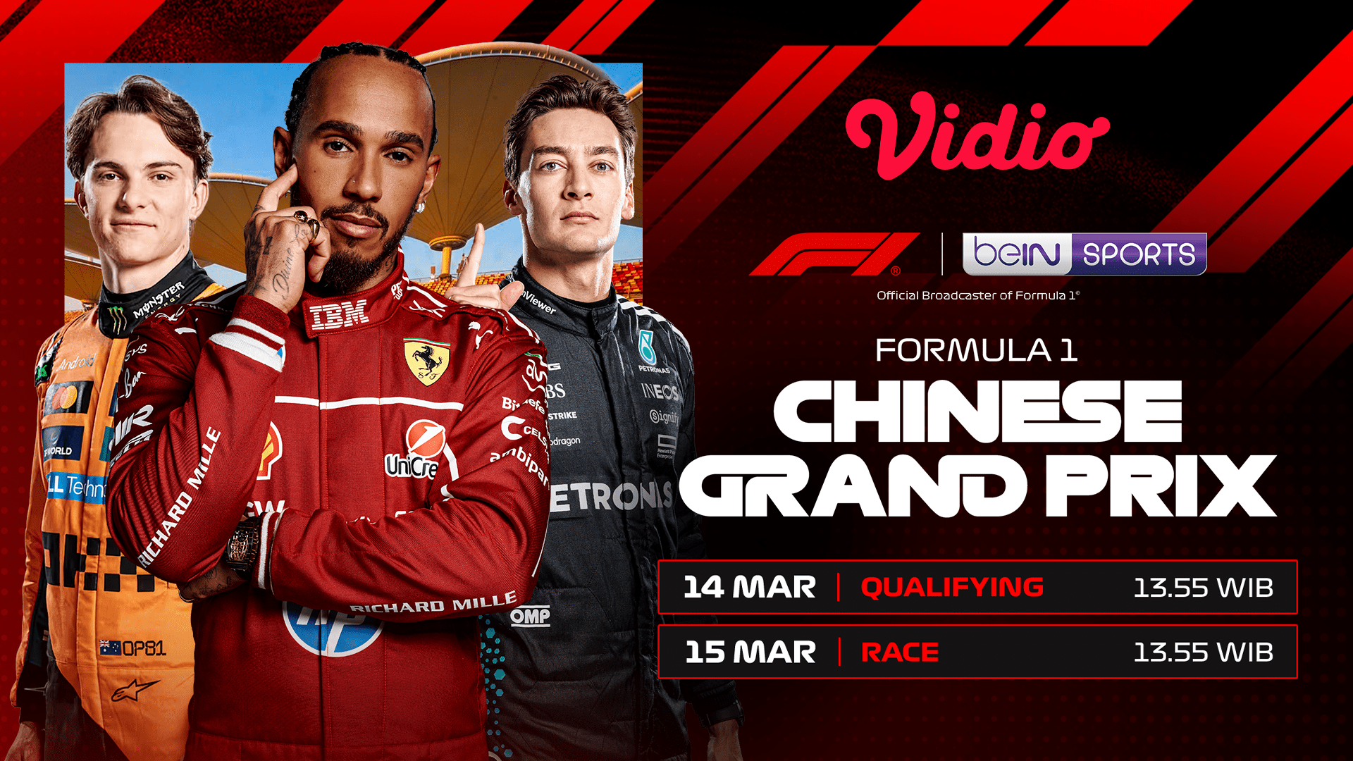 Link Live Streaming F1 GP China 2026 Akhir Pekan Ini, Persaingan ...