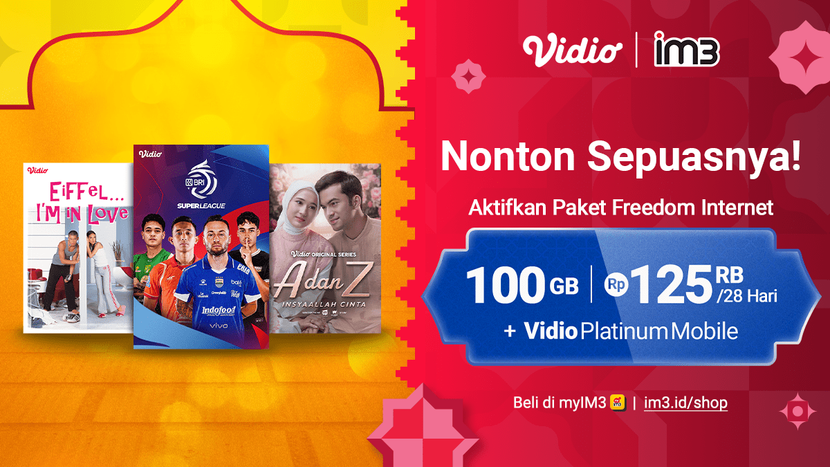 Kuota Besar, Nonton Puas! Aktifkan Freedom Internet dari IM3 - Vidio Blog
