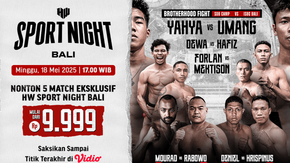 Live! Nonton Holywings Sport Night 6 Bali di Vidio