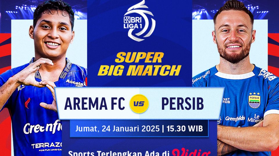 Link Siaran Langsung Arema vs Persib, Super Big Match BRI Liga 1 Pekan Ini - Vidio Blog