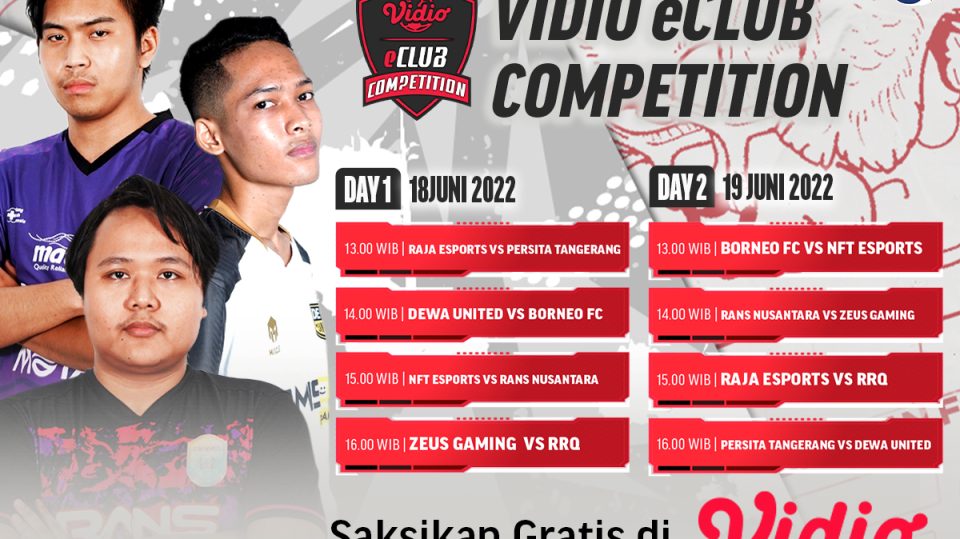 Live Streaming Vidio eClub Competition Matchweek 3 - Vidio Blog