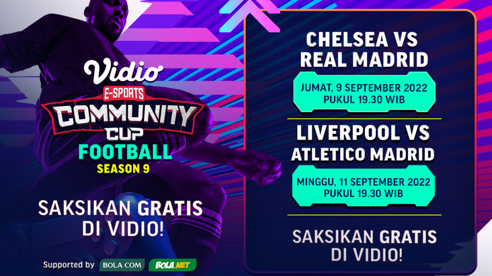 Jadwal Vidio Community Cup Football Season 9 - Vidio Blog