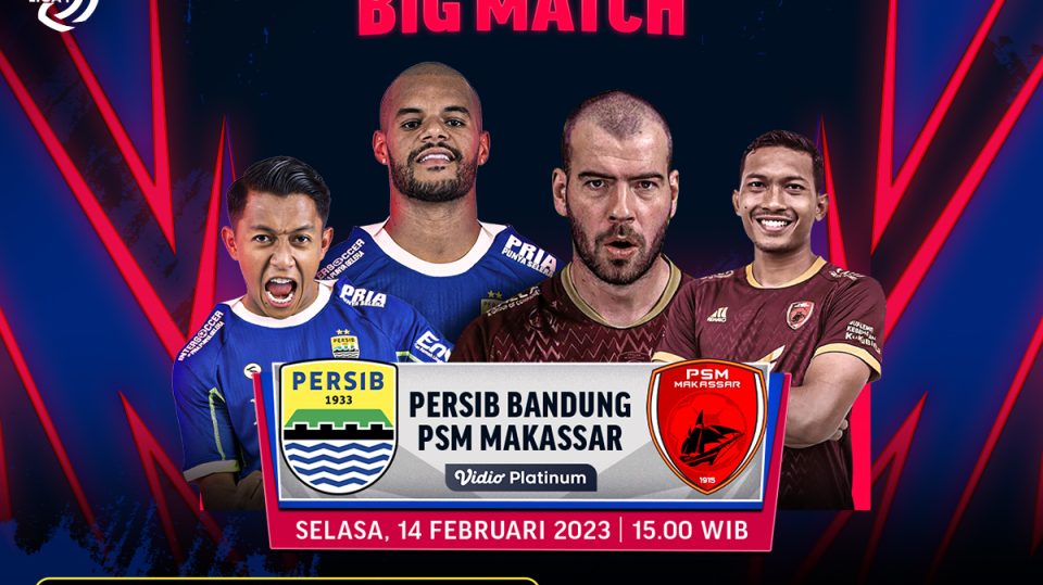 Live Streaming Persib Bandung Vs PSM Makassar | Vidio