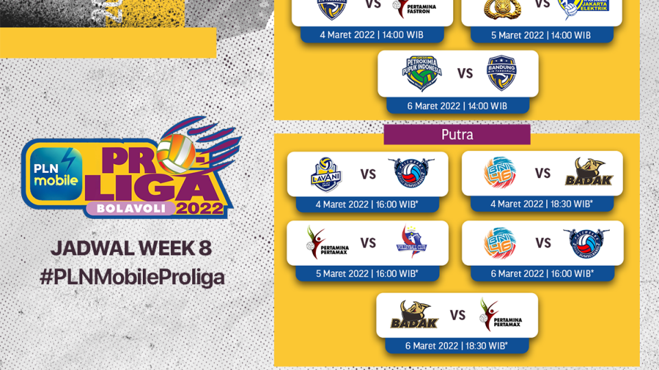 Link Live Streaming PLN Mobile Proliga 2022 Pekan Ke-8 di Vidio - Vidio Blog