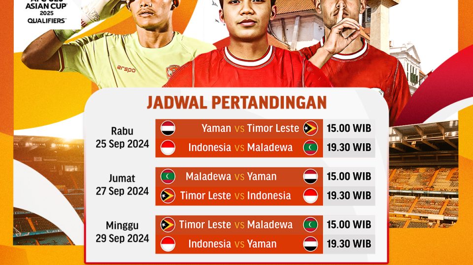 Jadwal AFC U20 Asian Cup Qualifiers Pekan ini di Vidio