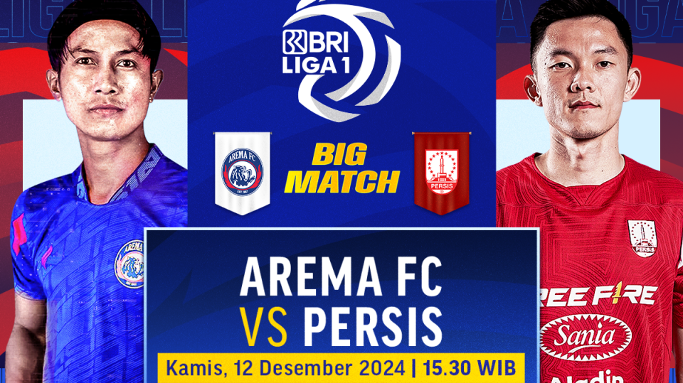 Link Siaran Langsung Arema vs Persis Solo, Laga Penting Bagi Kedua Tim di BRI Liga 1 - Vidio Blog