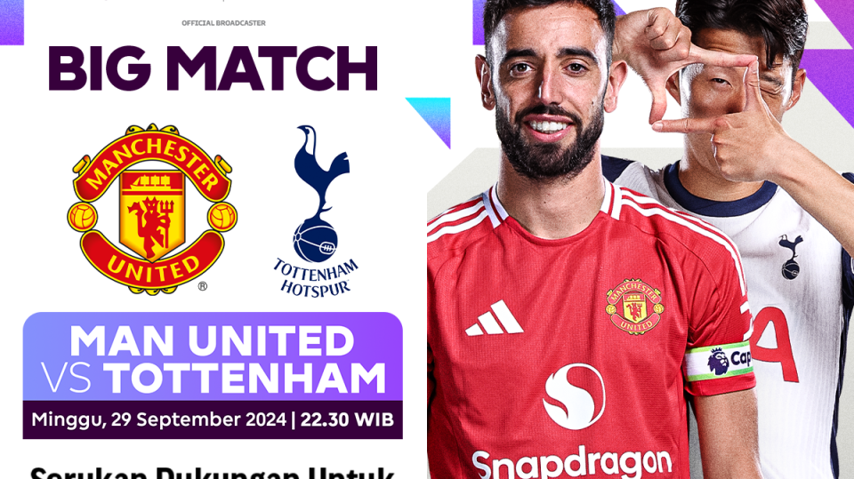 Siaran Langsung Premier League Super Big Match: Man Utd vs Tottenham Pekan ke-6 di Vidio - Vidio ...
