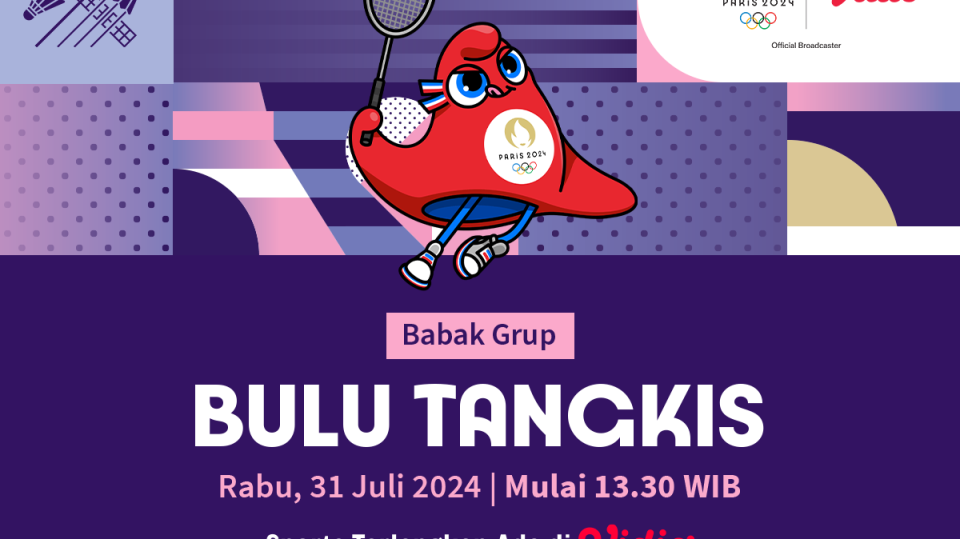 Jadwal Tim Bulu Tangkis Indonesia di Paris 2024 Hari ini: 31 Juli 2024 - Vidio Blog