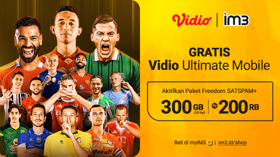 Kuota Besar, Nonton Puas! Aktifkan Freedom Internet dari IM3 - Vidio Blog