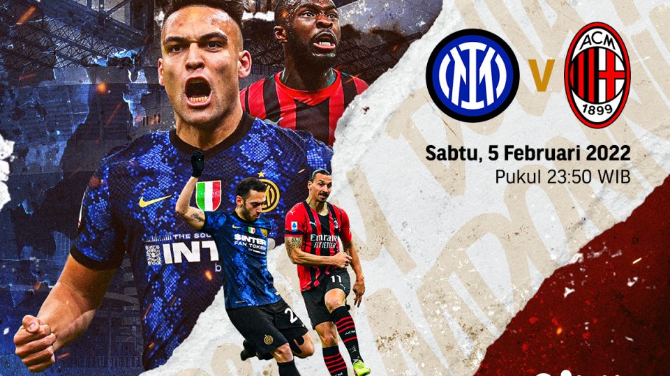 Link Live Streaming Derby della Madonnina Inter Milan vs AC Milan Malam Ini - Vidio Blog