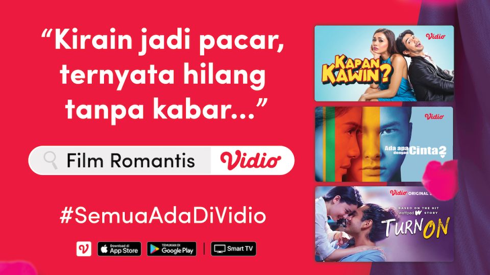 Daftar Film Romantis Terpopuler yang Bikin Baper, Nonton di Vidio